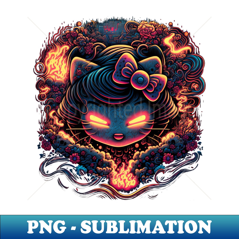 Magic Cat - Sublimation-Ready PNG File - Spice Up Your Subli | Inspire ...