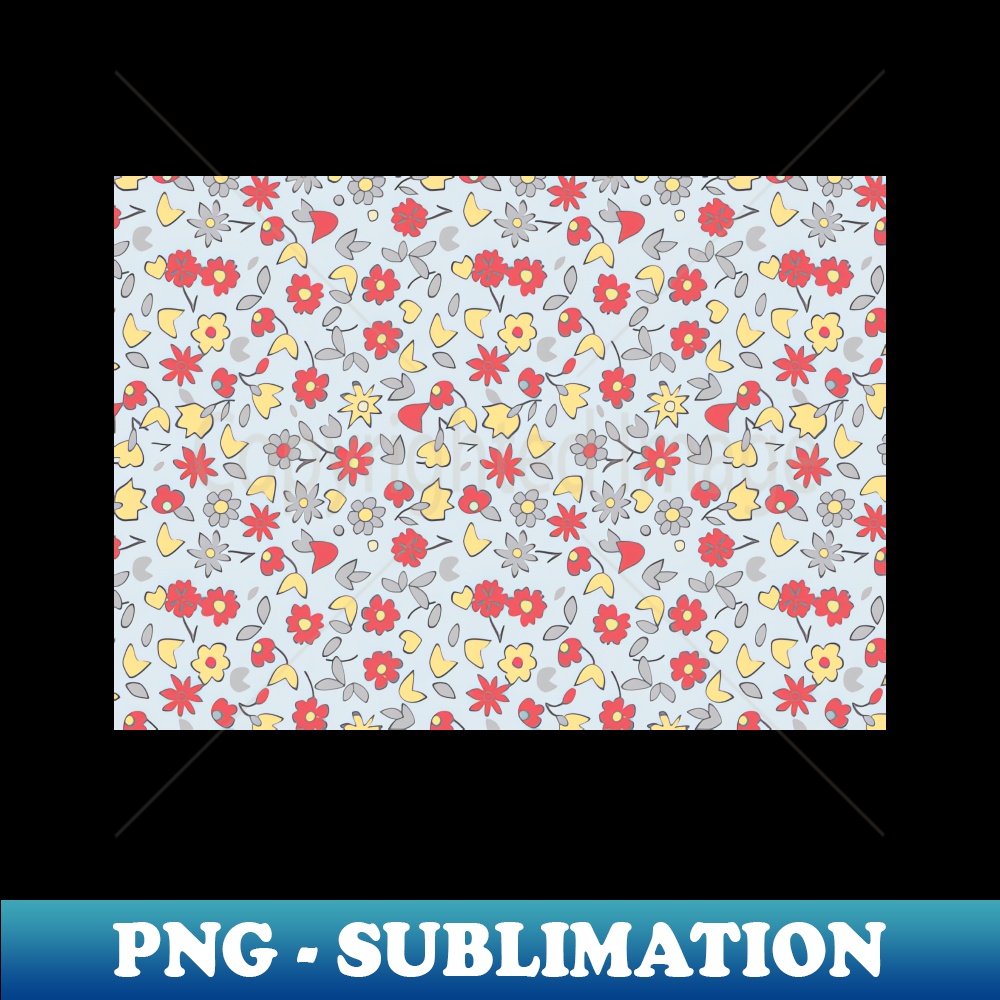 Simple Flowers Pattern VI - Digital Sublimation Download Fil | Inspire ...