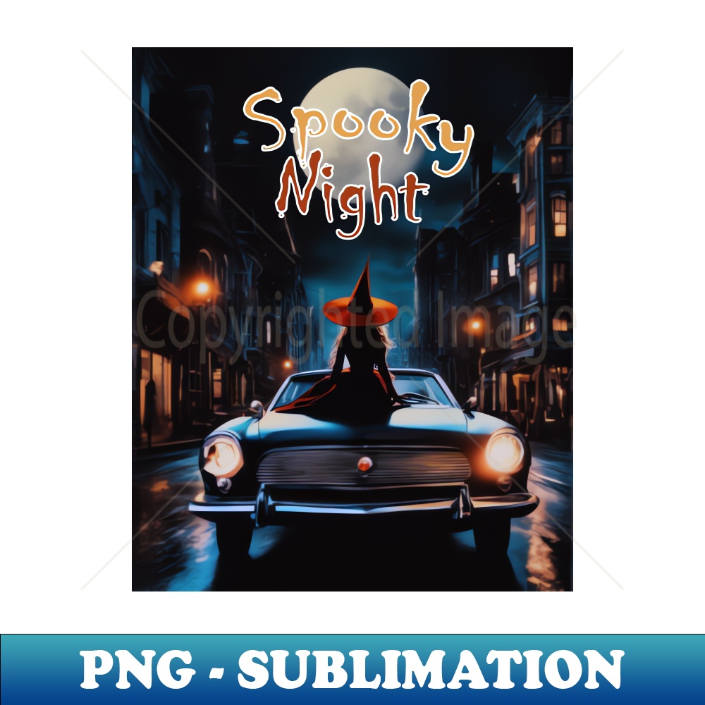 Driving At Midnight Spooky Night - PNG Transparent Sublimati | Inspire ...