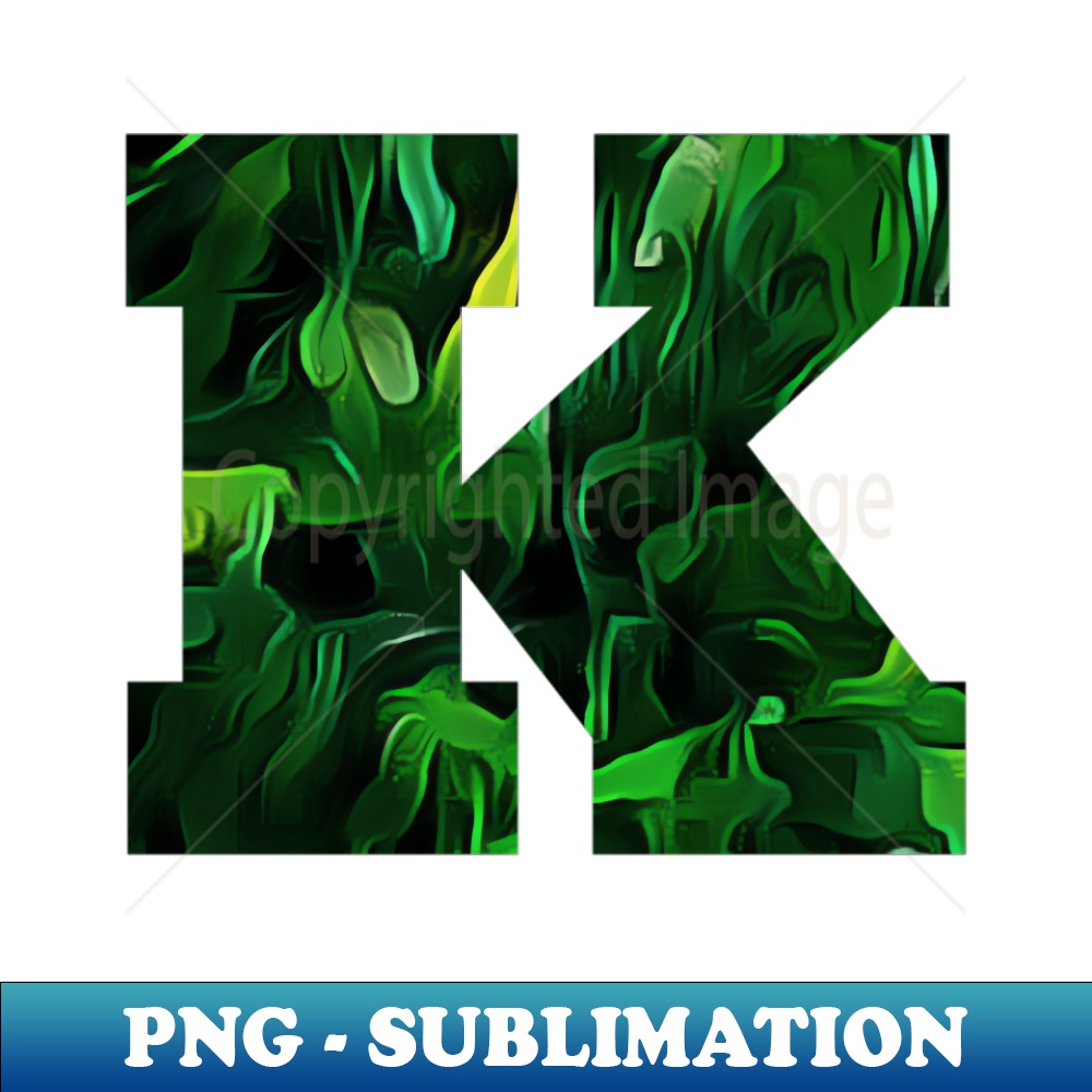 Capital letter K - PNG Transparent Sublimation File - Add a - Inspire ...