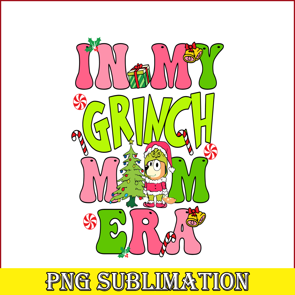 Bluey And Grinchmas PNG, Christmas Tree PNG, Bluey And Santa | Inspire ...
