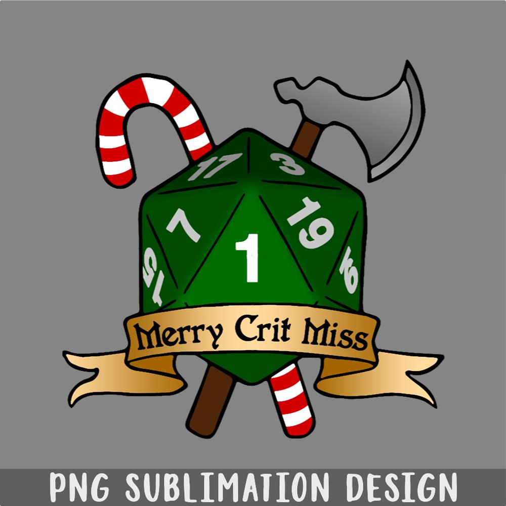 Merry Crit Miss PNG, Christmas PNG | Inspire Uplift