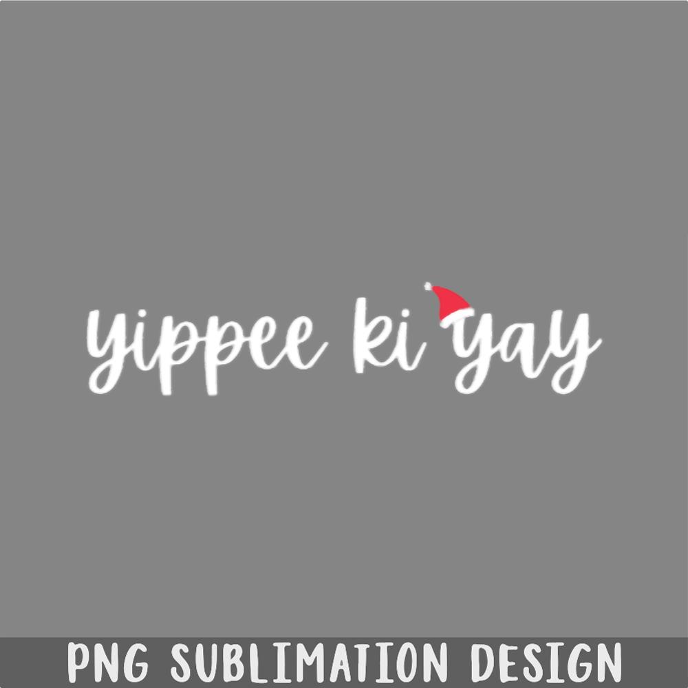Yippee ki yay PNG, Christmas PNG | Inspire Uplift