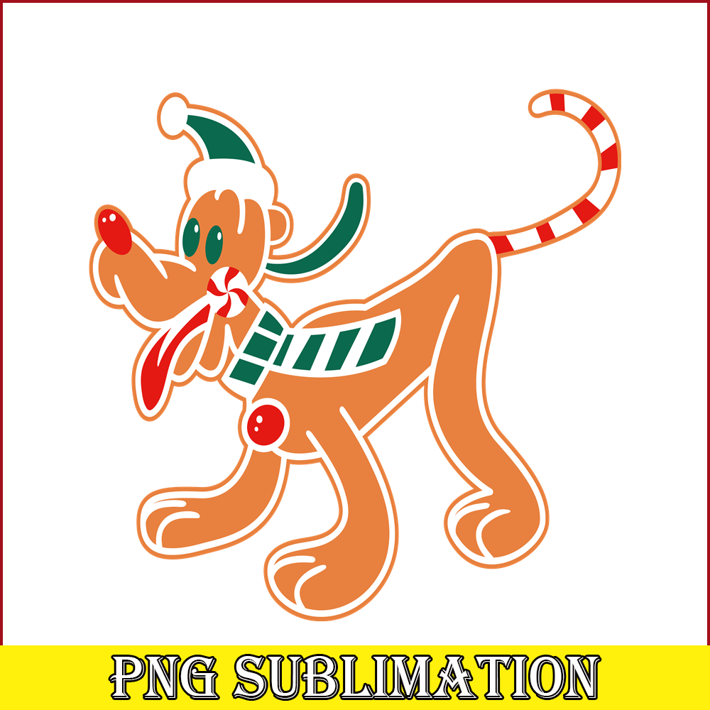 Happy Pluto Gingerbread SVG PNG DXF EPS JPG | Inspire Uplift