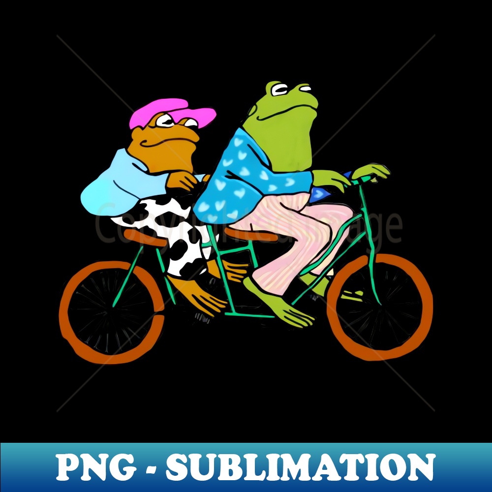 Best Friends Frog and Toad Ride A Bike - PNG Transparent Dig | Inspire ...