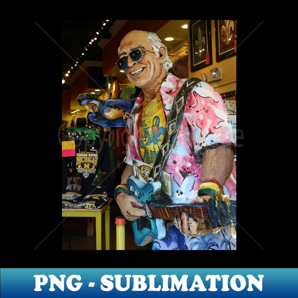 Jimmy Buffett - PNG Transparent Digital Download File for Su | Inspire ...