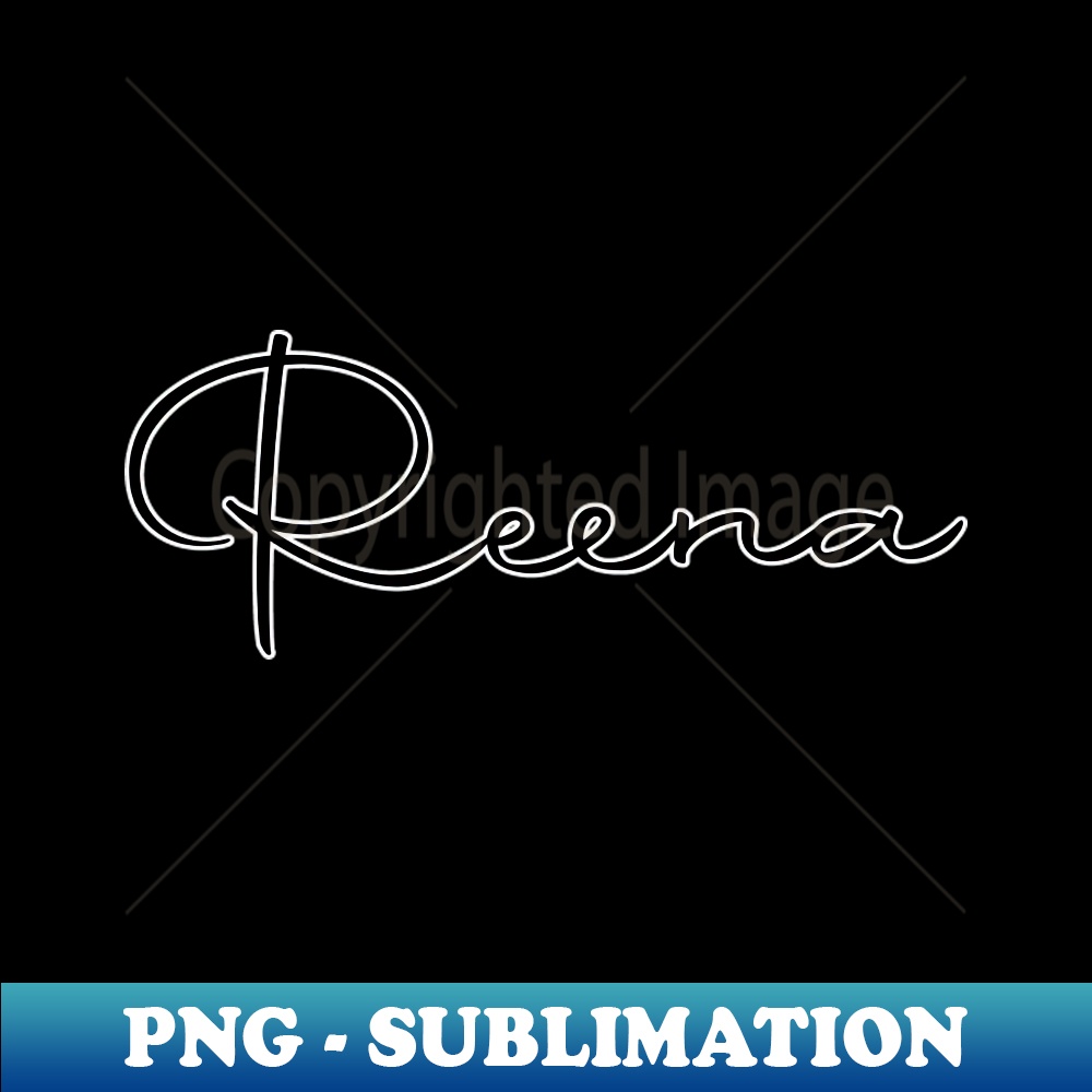 Autography Reena Name Label - Artistic Sublimation Digital F - Inspire ...