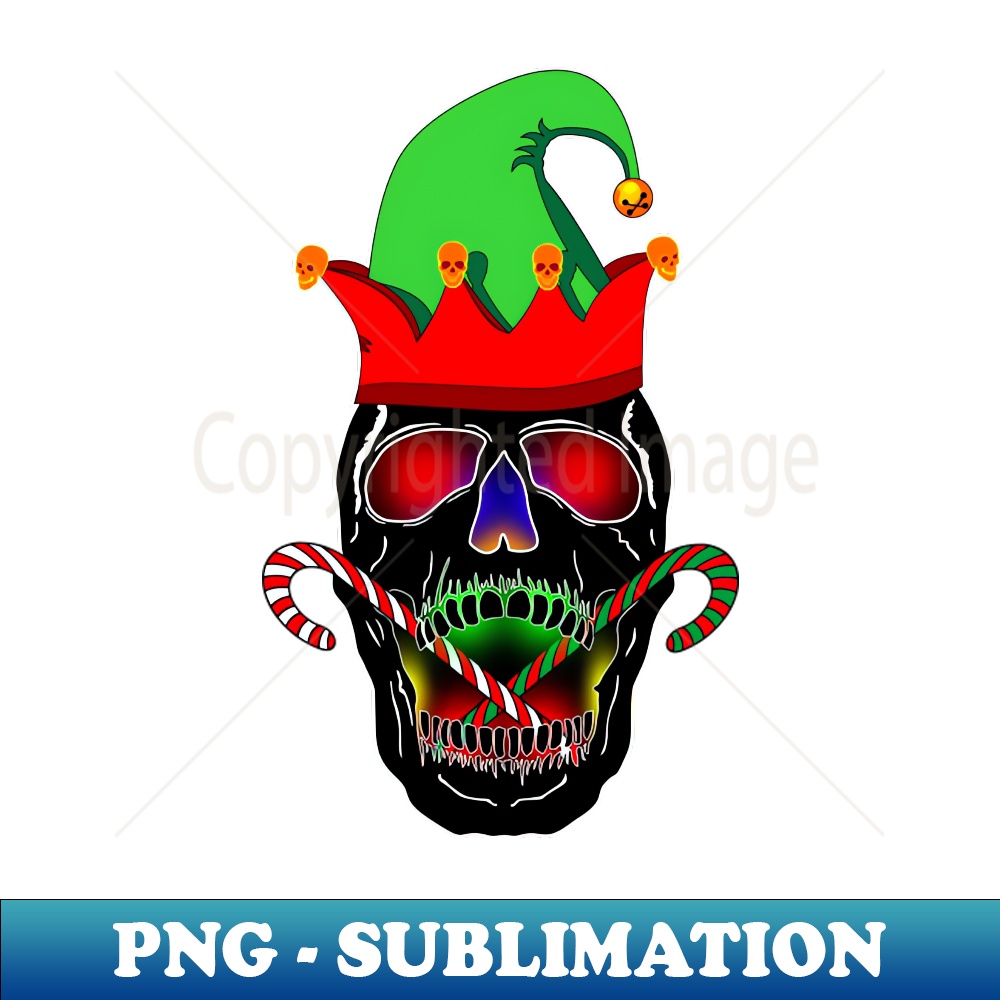 Skull Christmas Elf - Elegant Sublimation PNG Download - Unl | Inspire ...