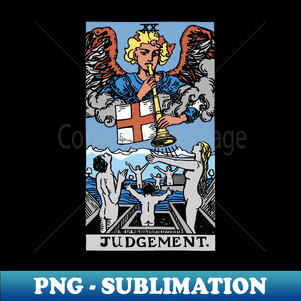 Judgement Tarot Card Rider Waite - High-Resolution PNG Subli | Inspire ...