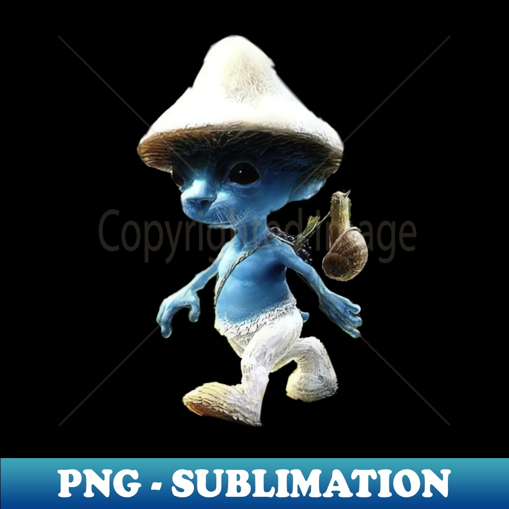Smurf Cat Tiktok Meme Viral Design Instant Sublimation Dig Inspire