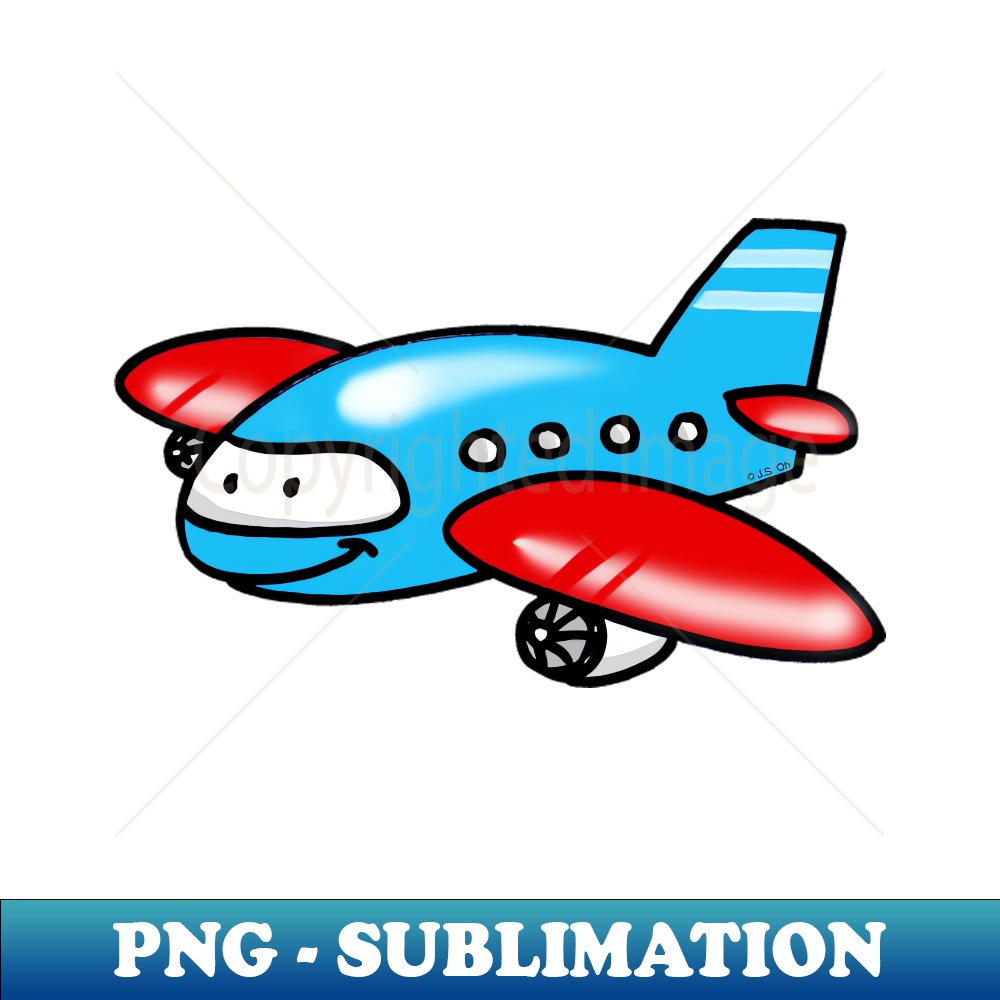 cute airplane - PNG Transparent Digital Download File for Su - Inspire ...