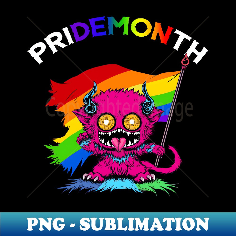 Pride Month Demon - PriDE MONth Cute Demon - Creative Sublim | Inspire ...