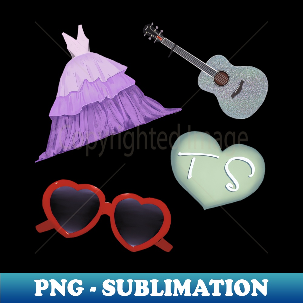 Taylors Iconic Items - Retro PNG Sublimation Digital Downloa | Inspire ...