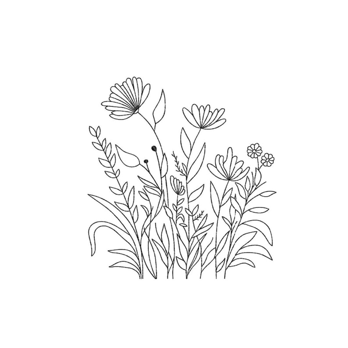 Plants Machine Embroidery Design, Flower Embroidery Flower, - Inspire ...