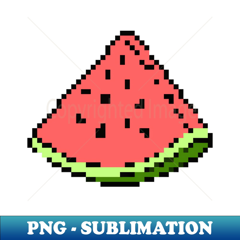 Watermelon slice pixel art - Elegant Sublimation PNG Downloa | Inspire ...