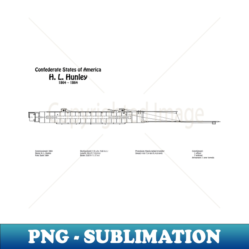H L Hunley ship plans The first submarine to sink a warship - Inspire ...