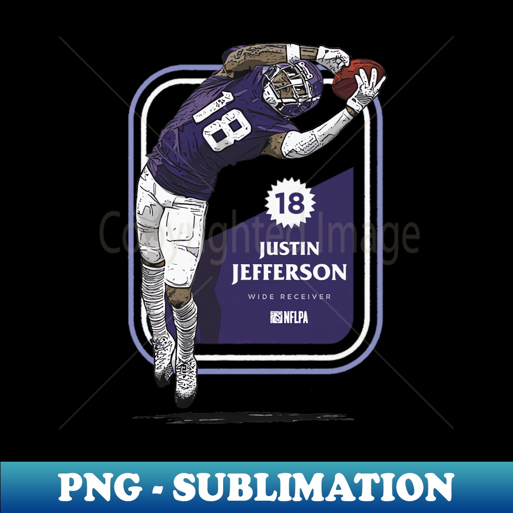 Justin Jefferson Minnesota Classic Card - Signature Sublimat | Inspire ...