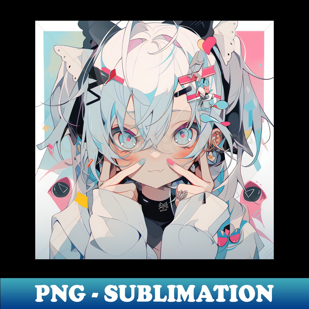 kawaii girl - Special Edition Sublimation PNG File - Boost Y | Inspire Uplift