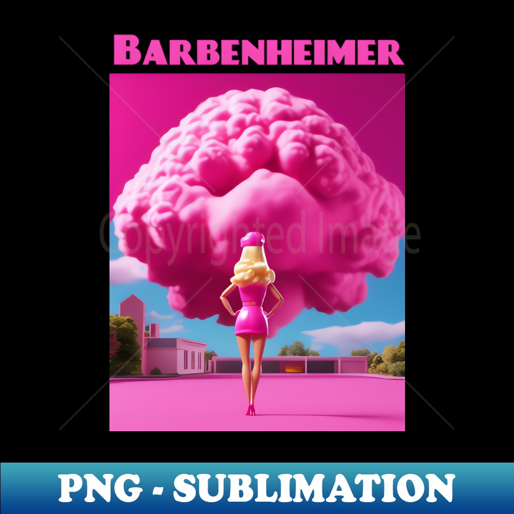 Barbie x Oppenheimer 2023 BARBENHEIMER - Artistic Sublimati | Inspire ...