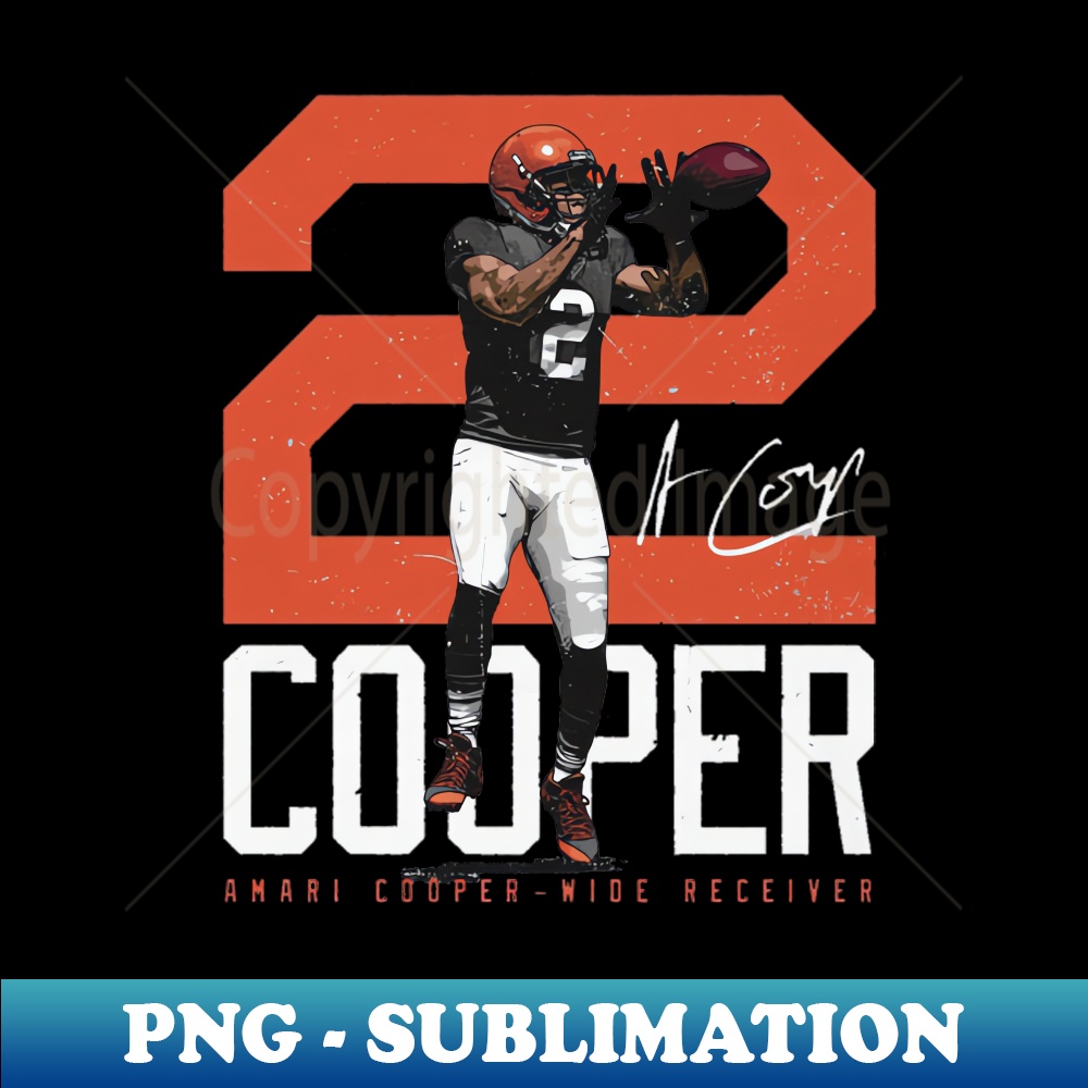 Amari Cooper Cleveland Bold Number - Unique Sublimation PNG | Inspire ...