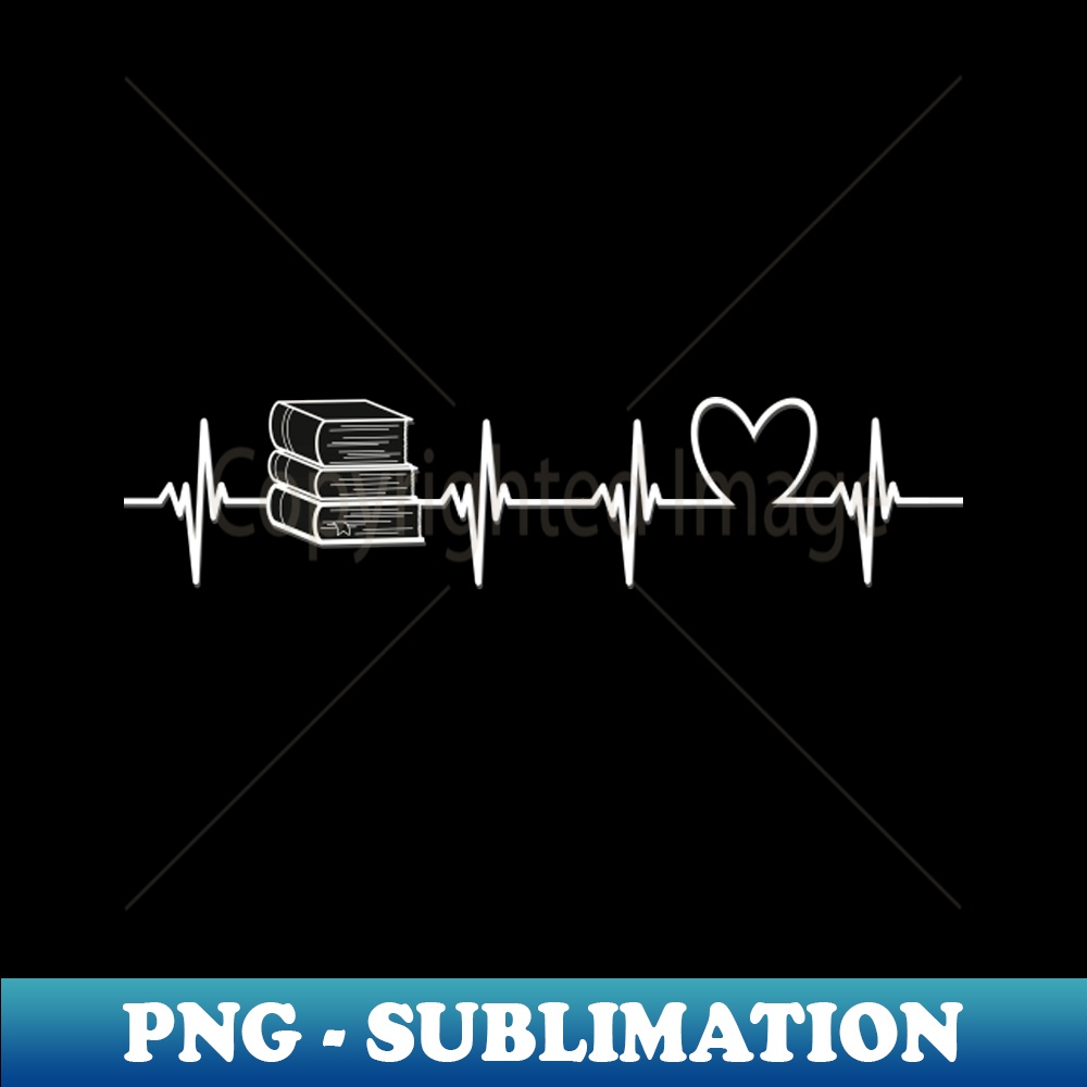 Heartbeat of Reading white - PNG Transparent Sublimation Fil | Inspire ...