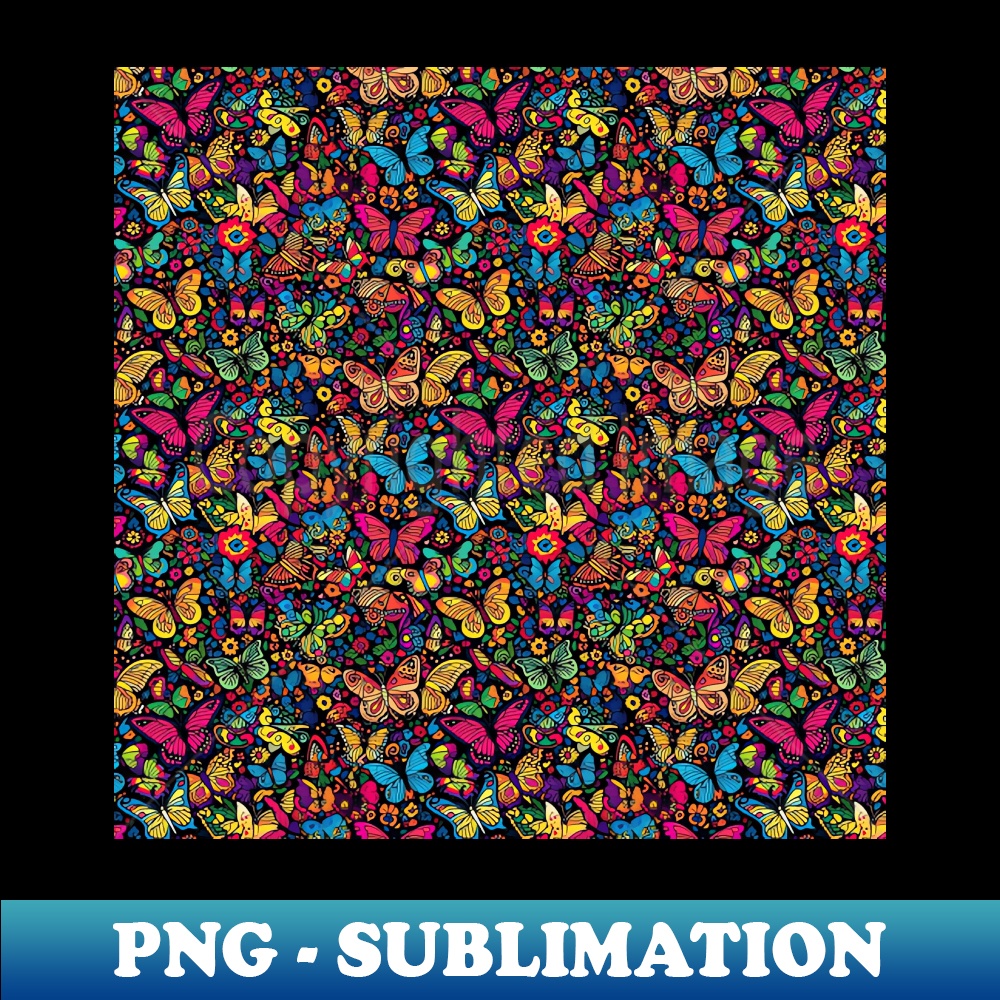 Butterfly Seamless Pattern Boho Insect Bug Moth Pupa Caterpi | Inspire ...