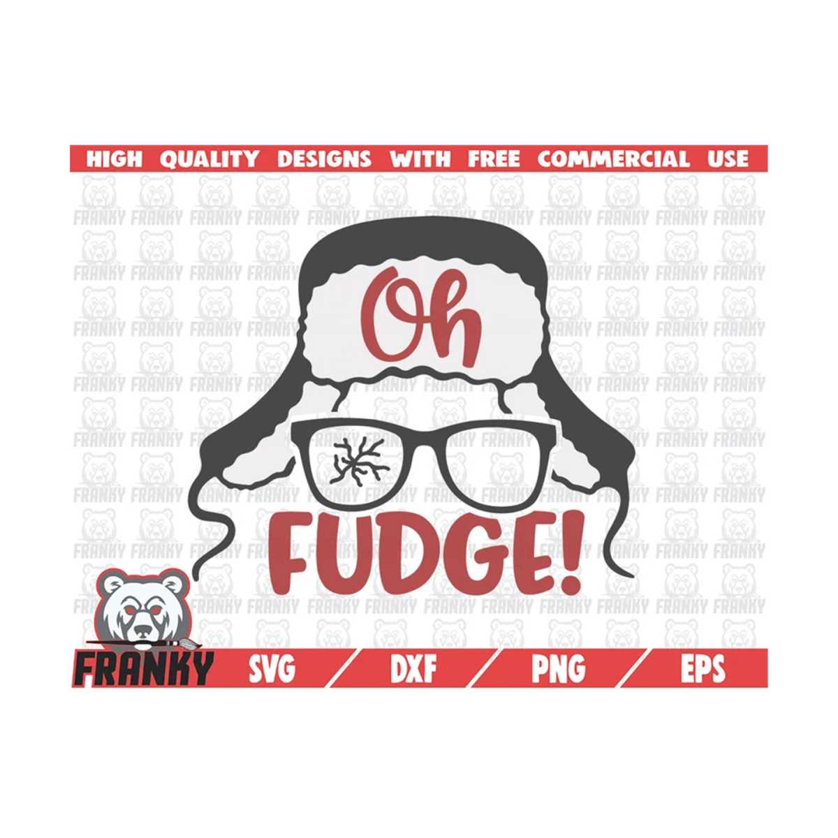 Oh fudge! SVG Cut file DXF file Christmas shirt svg Chri | Inspire Uplift
