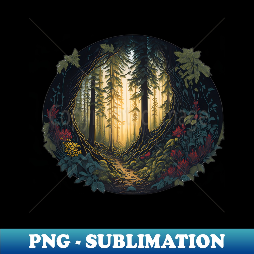 Magic woods with ancient trees dappled sunlight - Sublimatio | Inspire Uplift