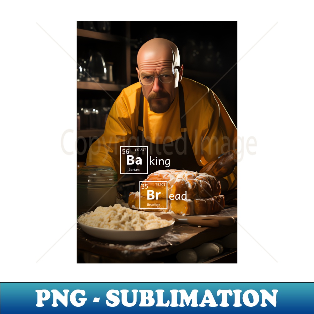 Walter White Baking Bread - Creative Sublimation PNG Downloa | Inspire ...