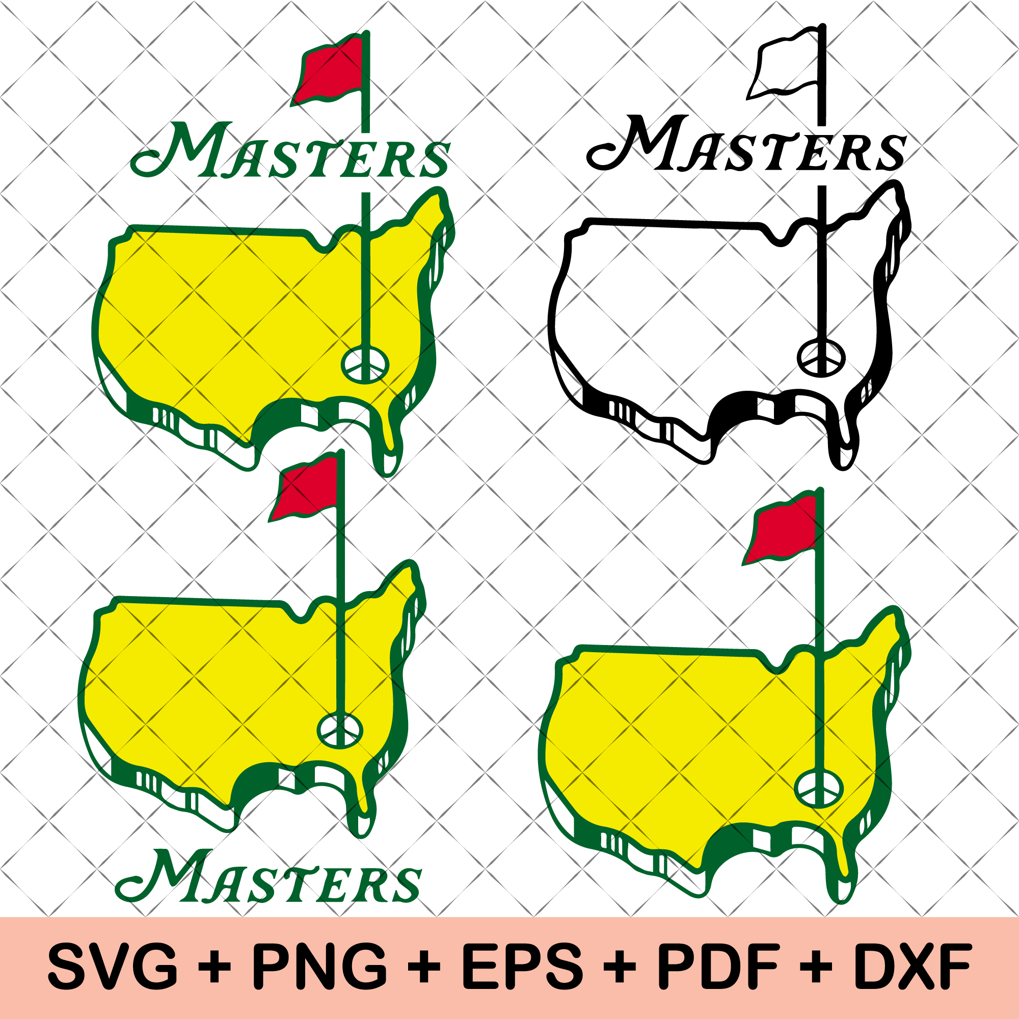 Masters golf party svg, masters tournament svg, golf party s - Inspire ...