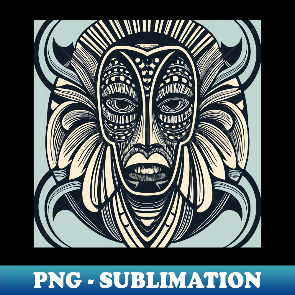 african nubian mask art - Aesthetic Sublimation Digital File - Inspire ...