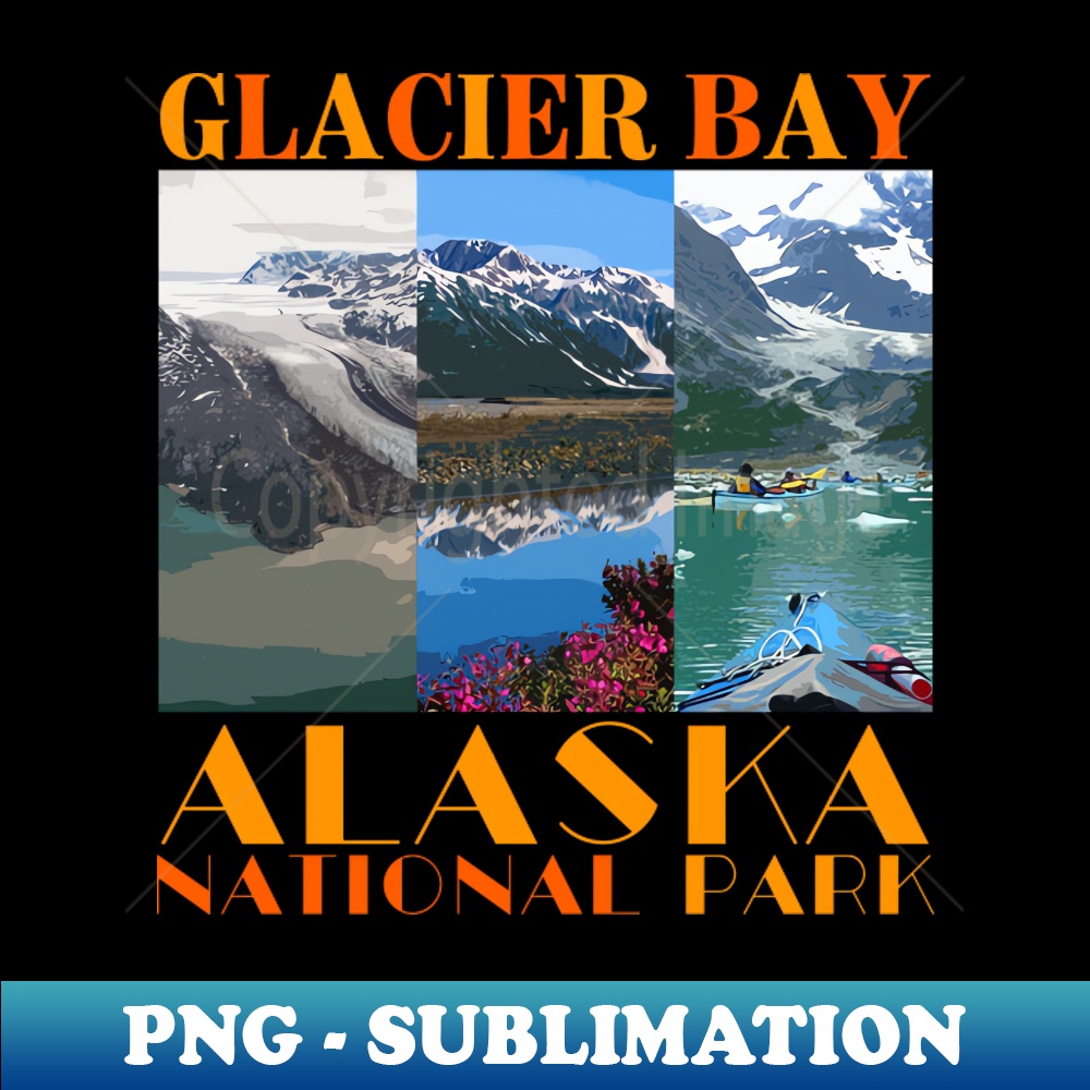 Glacier Bay National Park Alaska - Creative Sublimation PNG | Inspire ...