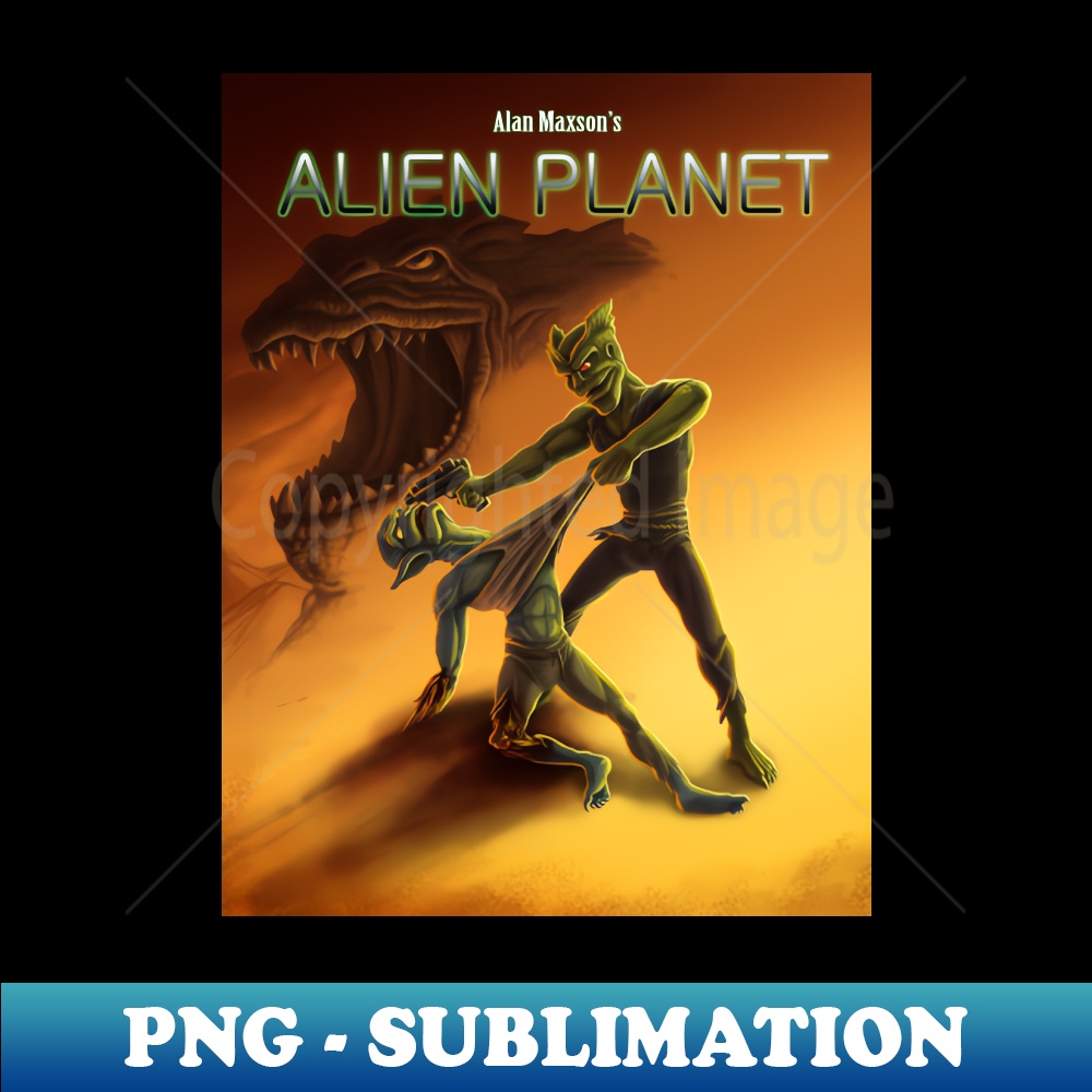 Alien Planet - Spec Poster - Exclusive PNG Sublimation Downl | Inspire ...