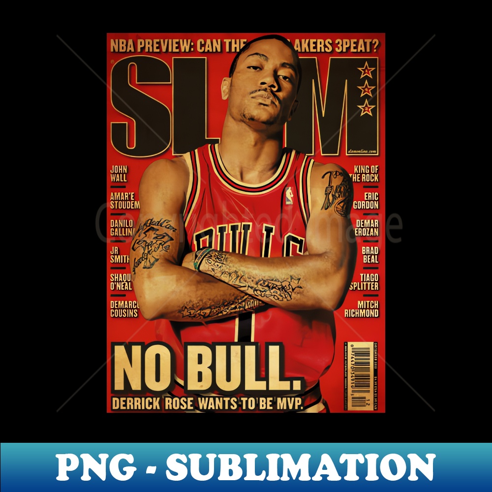 vintage derrick rose cover style - Exclusive Sublimation Di | Inspire ...