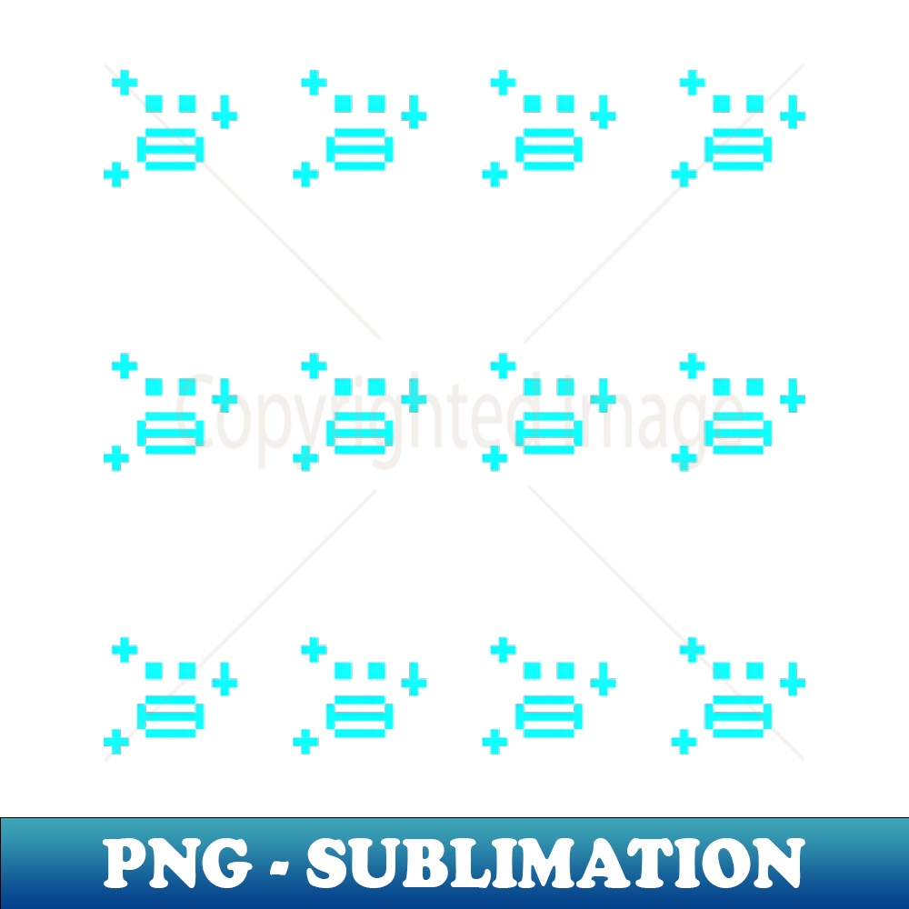 Pixel Art COLD Emoji Bitmap - Signature Sublimation PNG File | Inspire ...