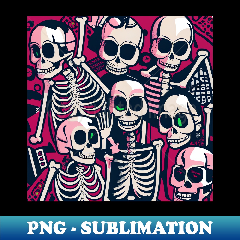 Skeleton meeting - Unique Sublimation PNG Download - Transfo - Inspire ...