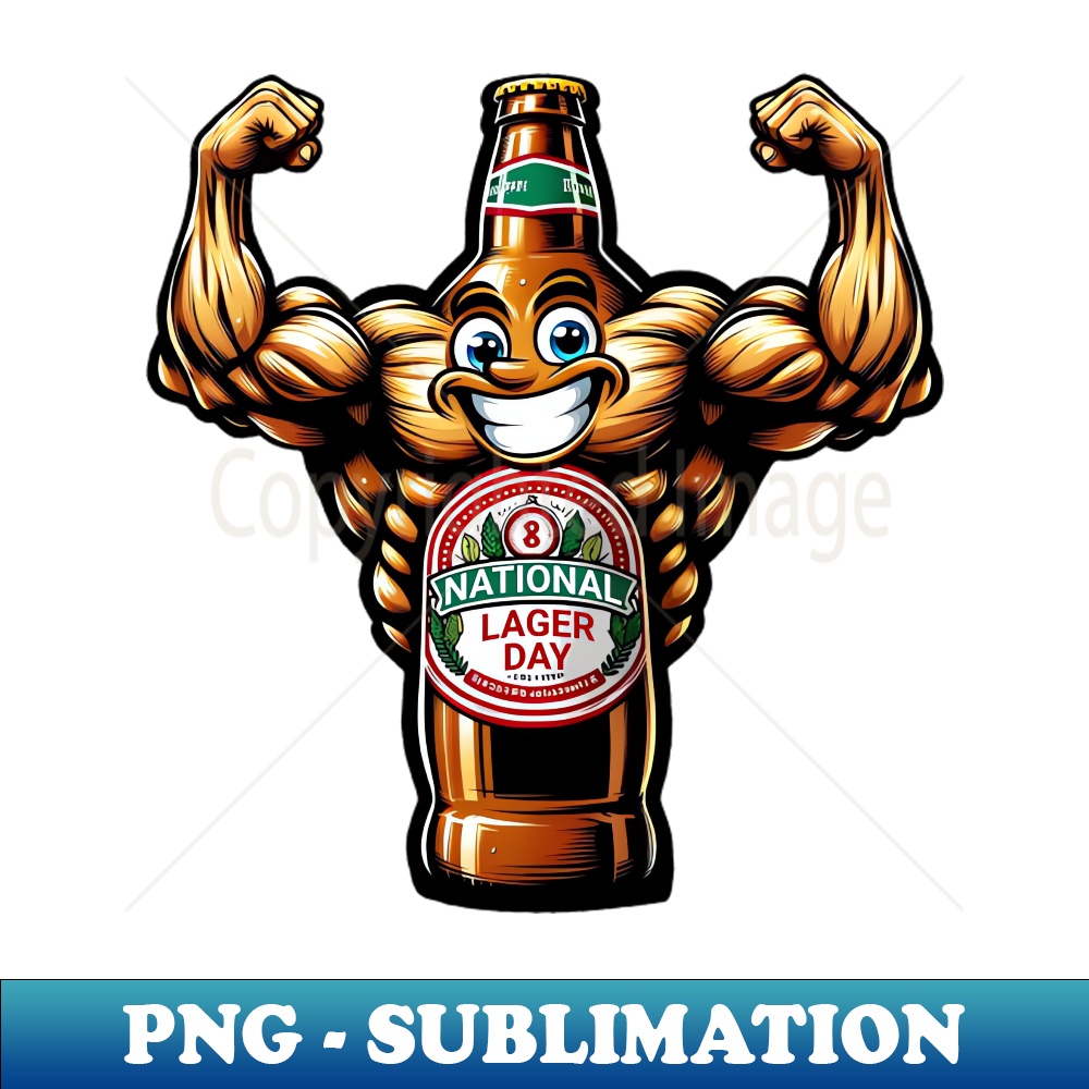 Brawny Brew Muscle Beer - PNG Transparent Digital Download F - Inspire ...