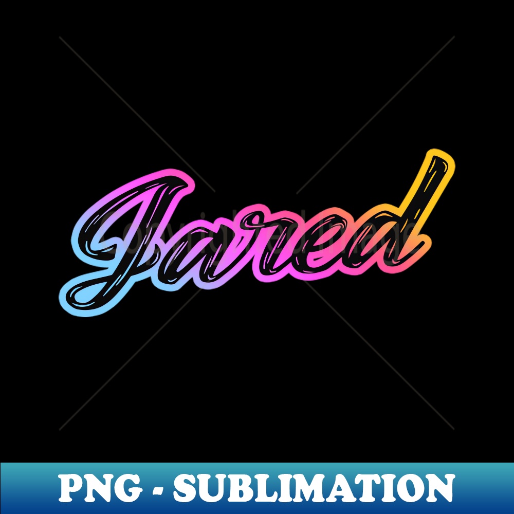 Name Jared - Vintage Sublimation PNG Download - Vibrant and | Inspire ...