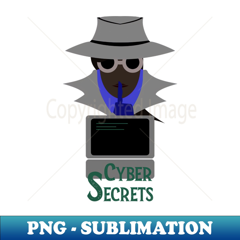 Lady Grey Cyber Secrets Afro A Cybersecurity Design - Instan | Inspire ...