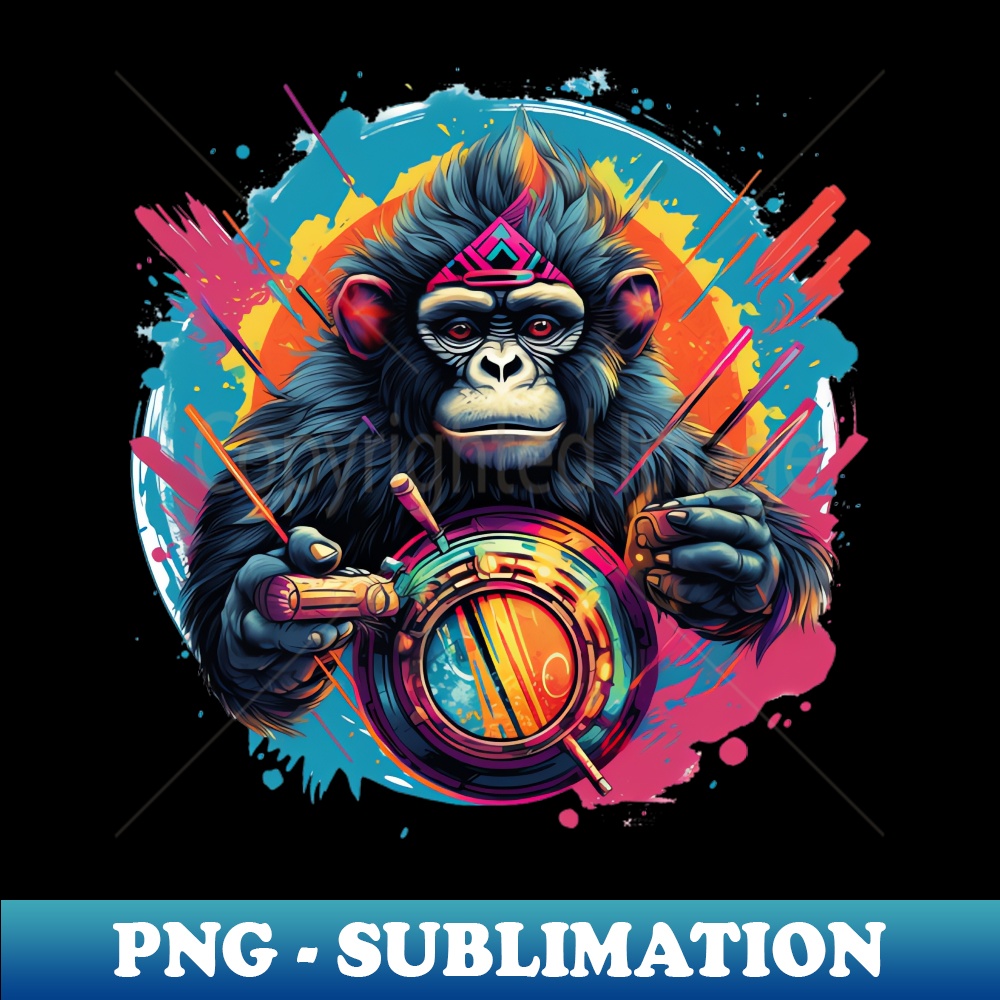 Monkey playing with toys happily - PNG Transparent Digital D | Inspire ...