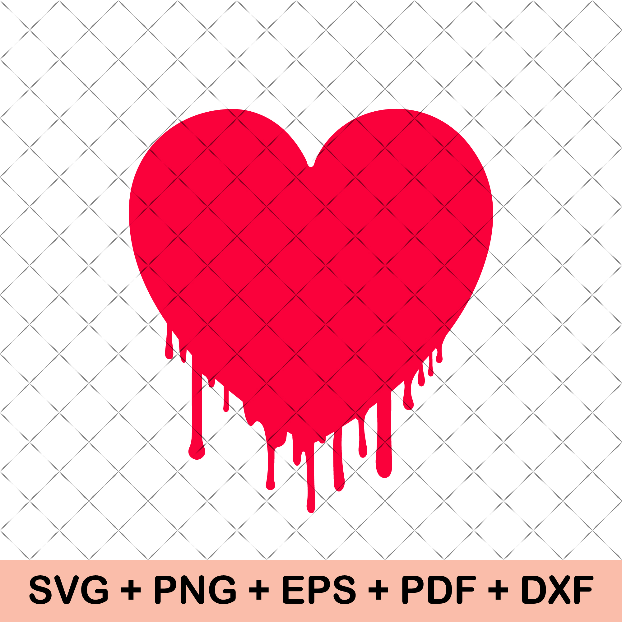 Dripping heart svg, tshirt svg, love svg, drips svg, vector, | Inspire ...