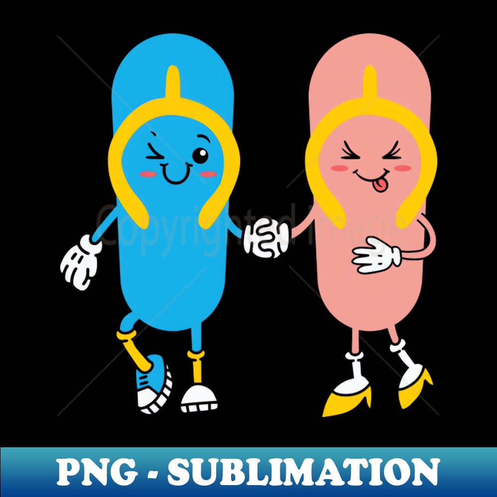 Summer Kawaii Flip Flop Summer Vibes - Vintage Sublimation P | Inspire ...