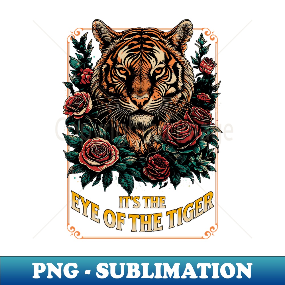 Eye Of The Tiger - Trendy Sublimation Digital Download - Per | Inspire ...