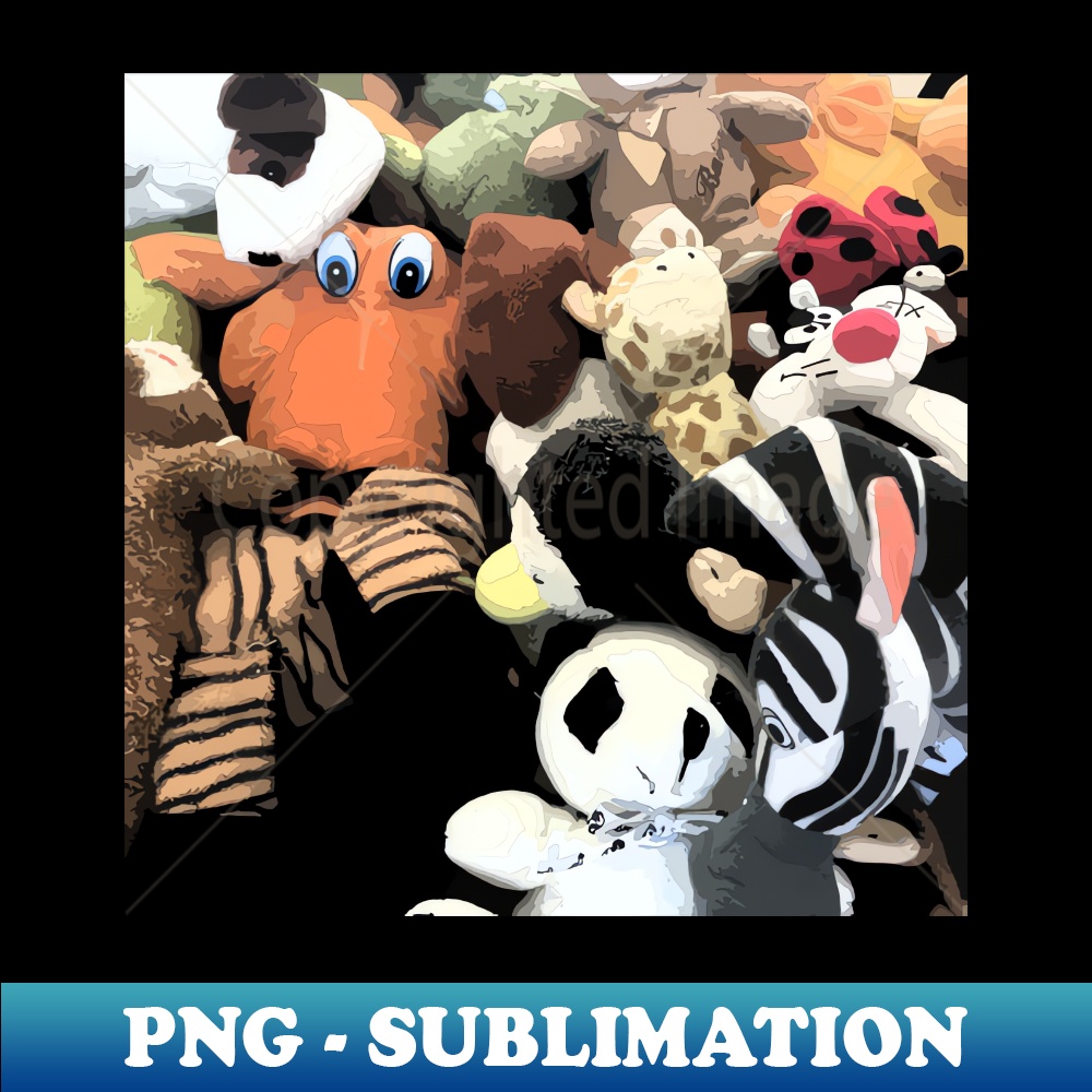 Stuffed Animals Fun Kids Print - Sublimation-Ready PNG File | Inspire ...