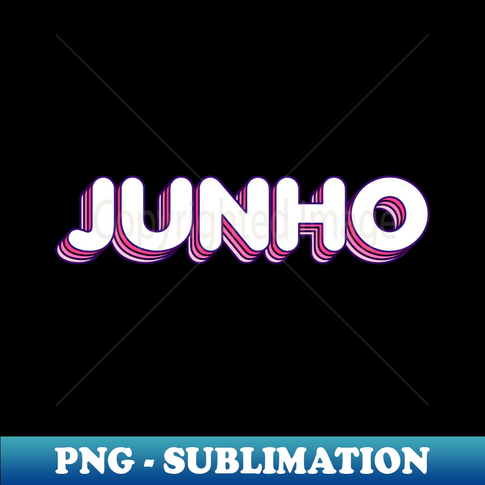 Pink Layers Junho Name Label - PNG Sublimation Digital Downl | Inspire ...