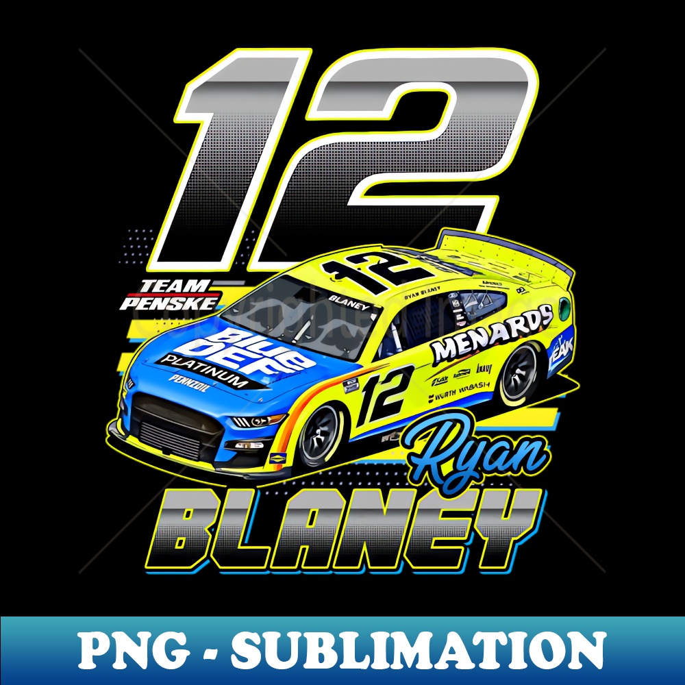 Ryan Blaney 12 Penske - Retro PNG Sublimation Digital Downlo | Inspire ...
