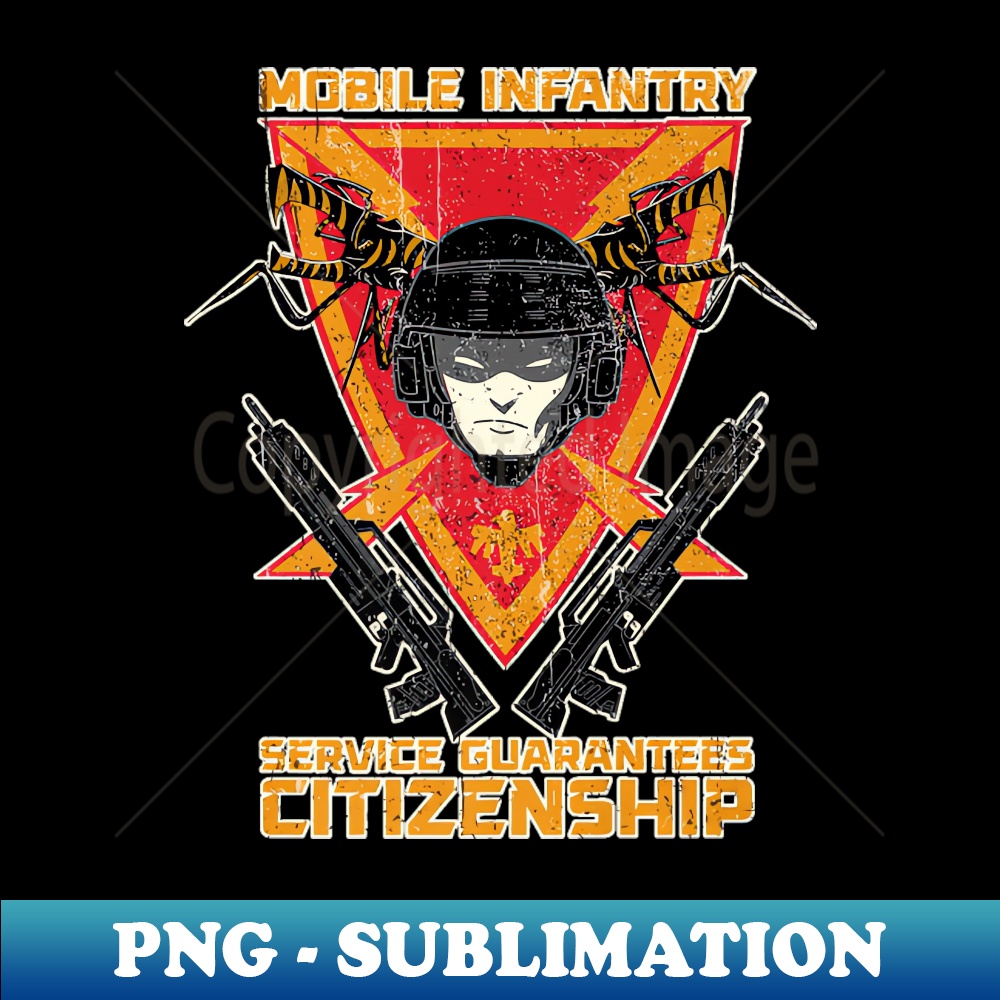 Mobile Infantry Crest - Decorative Sublimation PNG File - Un | Inspire ...