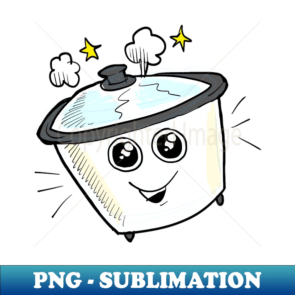 Happy little rice cooker - Exclusive PNG Sublimation Downloa | Inspire ...