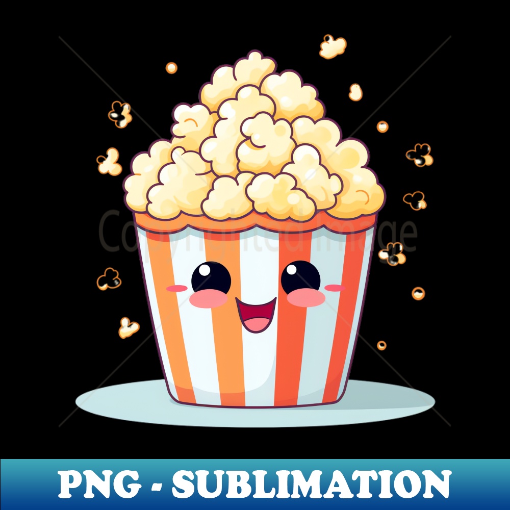 Cute Popcorn - Signature Sublimation PNG File - Spice Up You | Inspire ...
