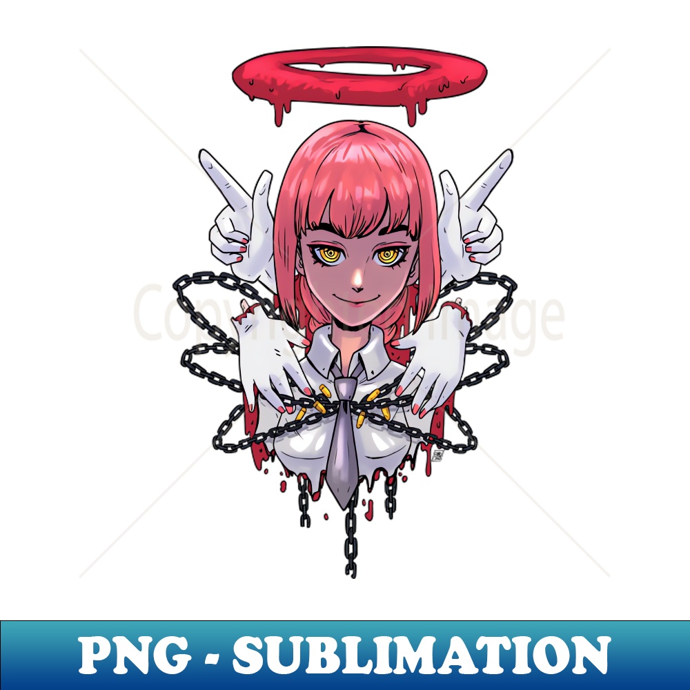 Makima chains - Instant PNG Sublimation Download - Unleash Y - Inspire ...